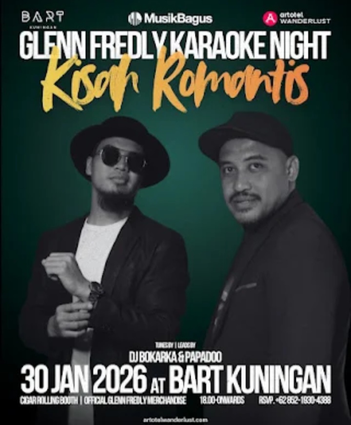 ARTOTEL Casa Kuningan Hadirkan “Glenn Fredly Karaoke Night: Kisah ...
